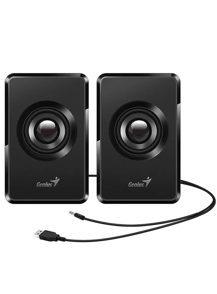 Compuzone. PARLANTE ESTEREO GENIUS SP-U125 USB NEGRO