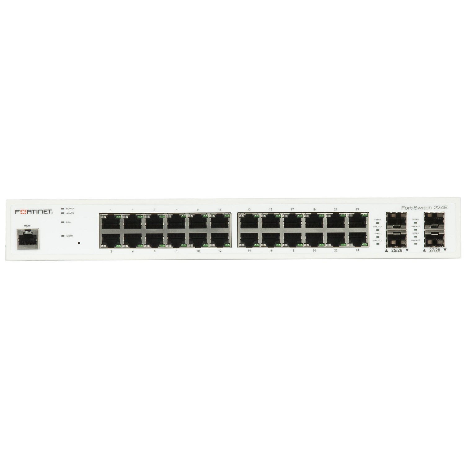Compuzone. SWITCH ADMINISTRABLE FORTINET FS-224E 24 PUERTOS GIGABIT + 4 ...